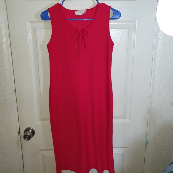 Hennes Collection | Dresses | Hennes Collection Red Midi Sleeveless ...